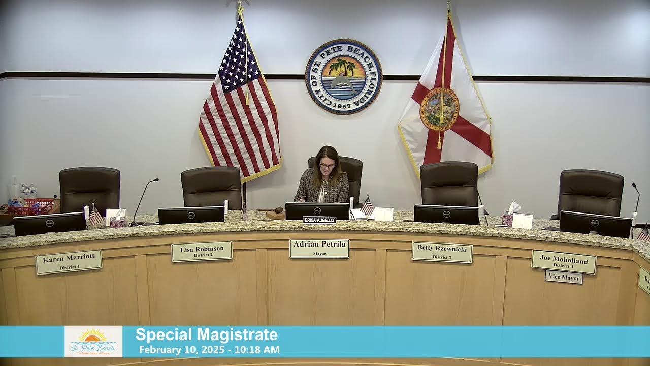 Special Magistrate - Code Enforcement - February 10, 2025 - YouTube