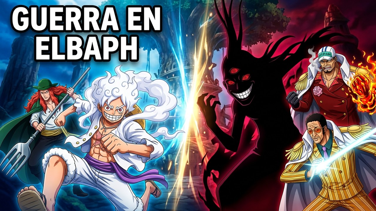 LA GRAN BATALLA FINALMENTE COMIENZA EN ELBAPH!! IMU CON KIZARU Y AKAINU ...
