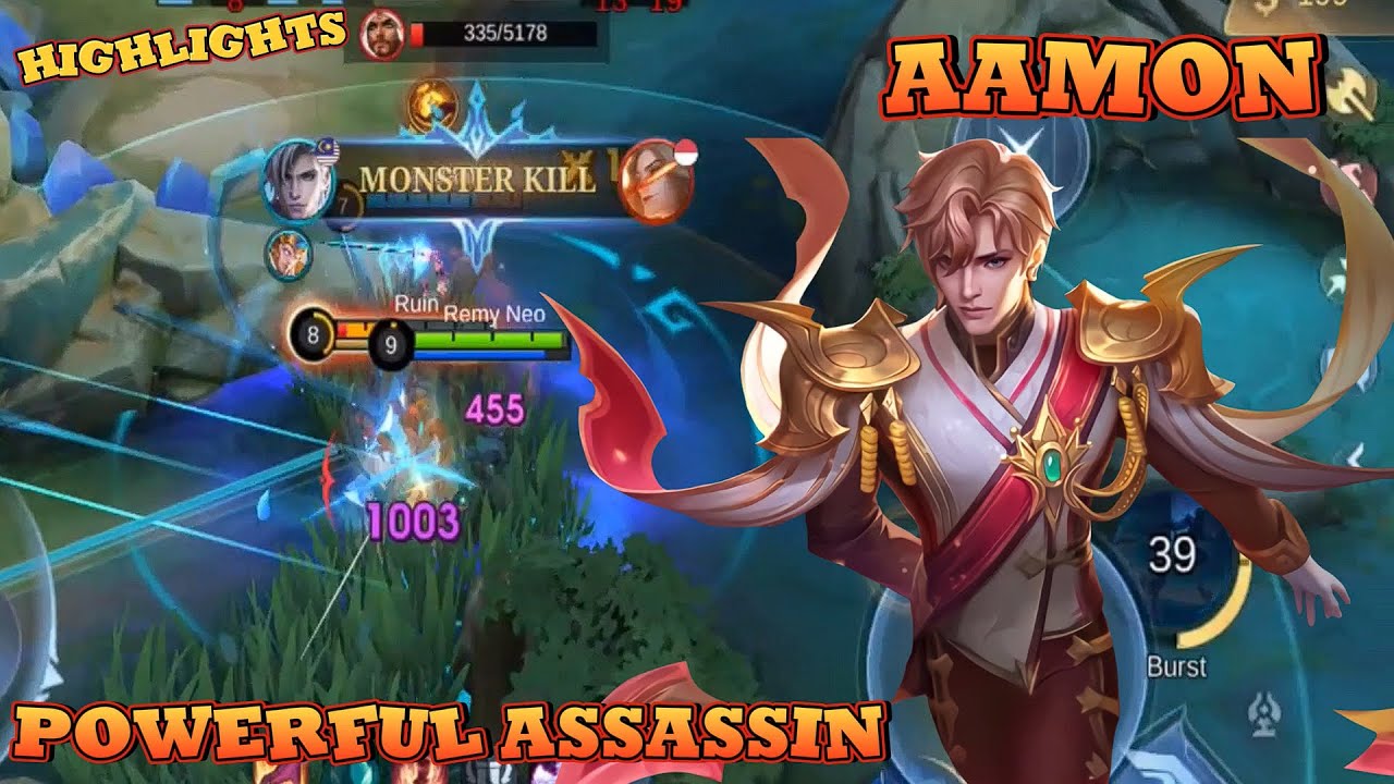 Aamon MLBB Highlights | Duke of Shards | Powerful Assassin | Mobile ...
