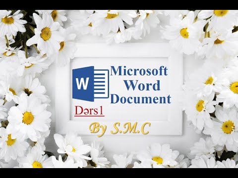 Microsoft Word Document ( Word Dərs 1 tanışlıq)