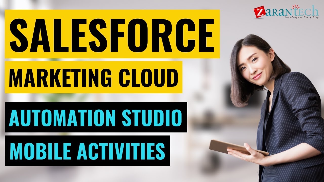Automation Studio Mobile Activities | Salesforce Marketing Cloud - YouTube
