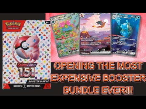 *THE MOST EXPENSIVE BOOSTER BUNDLE EVER! SV151 POKEMON! TIME TO HIT A ...
