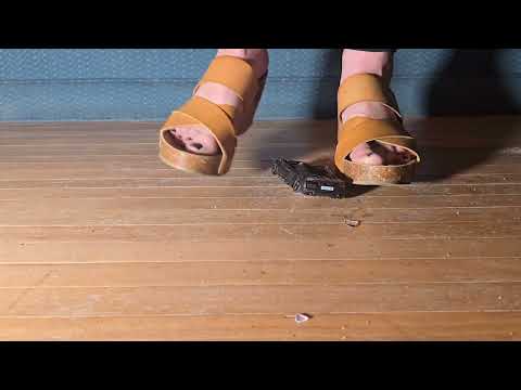 Model car crushed in blowfish wedges and Aldo heels #asmrcrush #asmrcrunch #asmrsounds #asmrcrushing