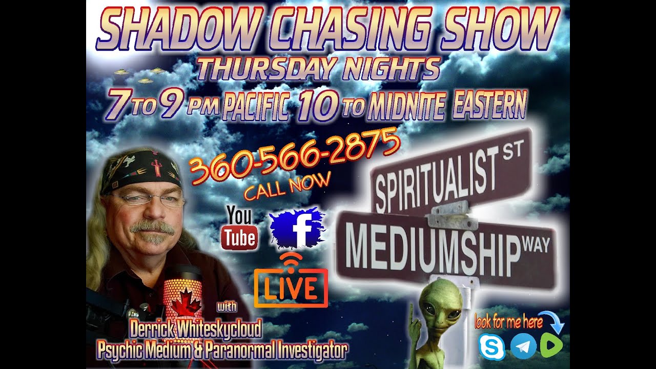 SHADOW CHASING SHOW 12-8 -2024 CAPNOMANCY ( SMOKE READINGS & DIVINATION ...