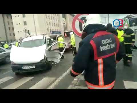 Ordu'da trafik kazası /OBA AJANS