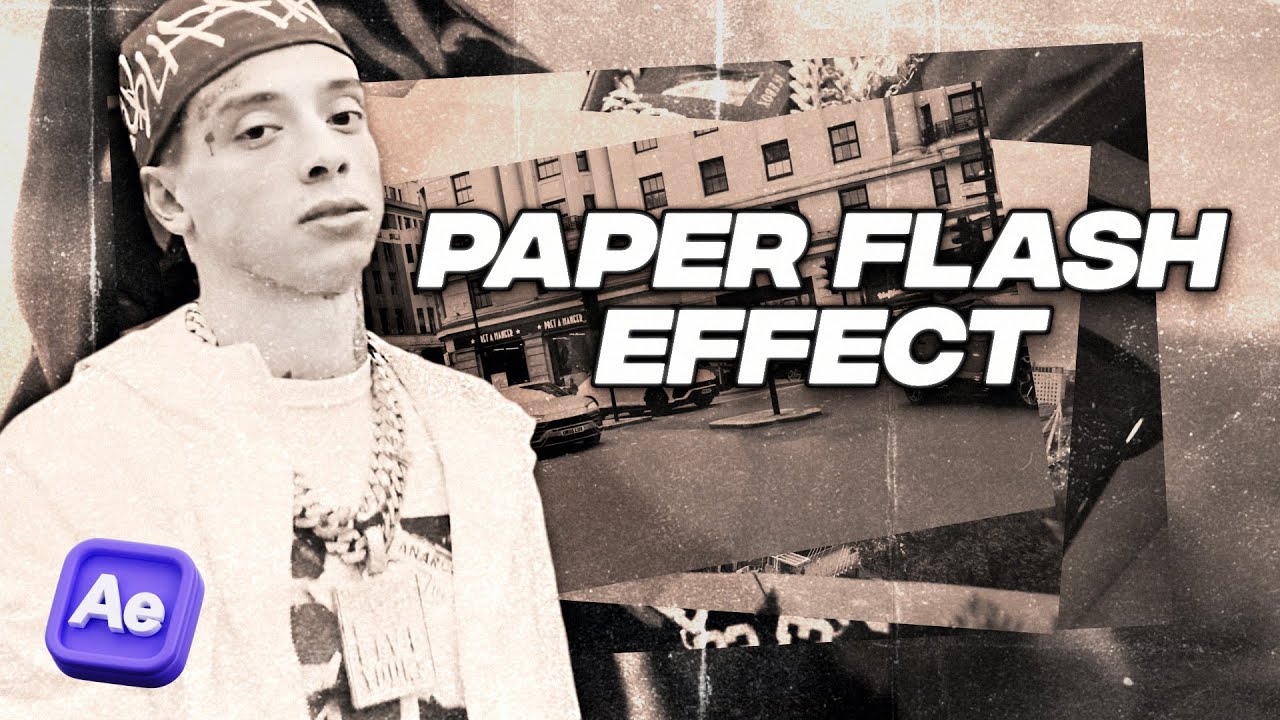 How to create PAPER FLASH EFFECT in After Effects! - YouTube
