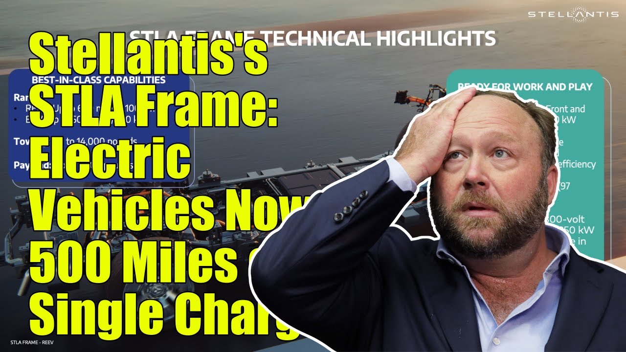 Stellantis's new STLA Frame platform promises 500 miles of range - YouTube