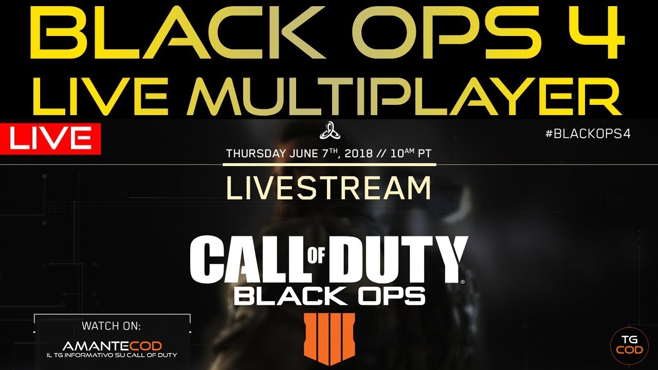 BLACK OPS 4 ITA - LIVE MULTIPLAYER GAMEPLAY DI TREYARCH CON NUOVE MAPPE ...