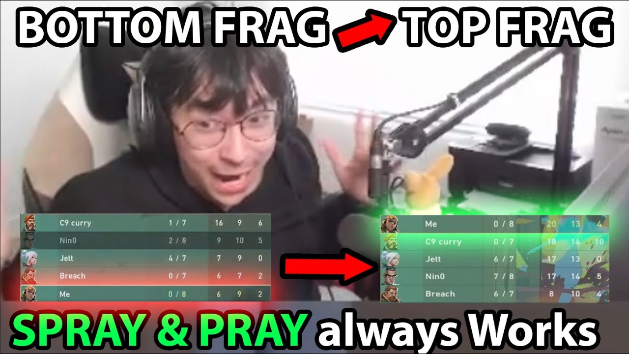 TenZ shows the real definition of "SPRAY & PRAY" - YouTube