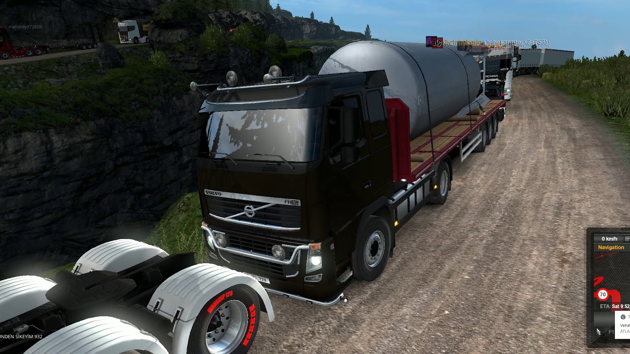 Turėjo būt greitukas, bet strigau ilgam (ETS2 TruckersMP Promods) - YouTube