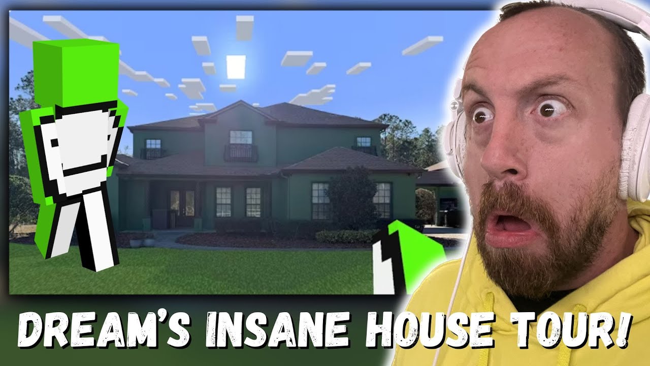 DREAM'S INSANE HOUSE TOUR!!! Dream Team House Tour (REACTION!!!) - YouTube