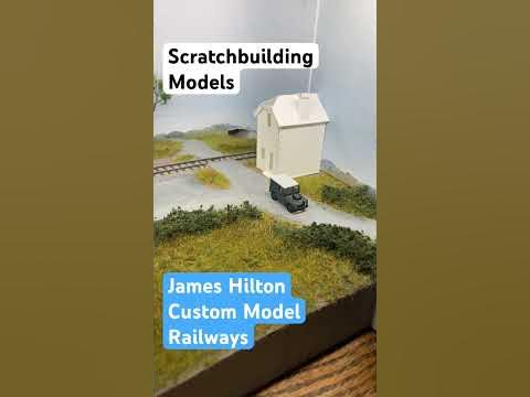 Scratch build your own structures for #modelrailways from card mock ups to styrene shells! - YouTube