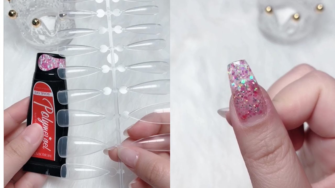 Detailed Polygel Nail Tutorial | How to Make Nail Extensions with ...