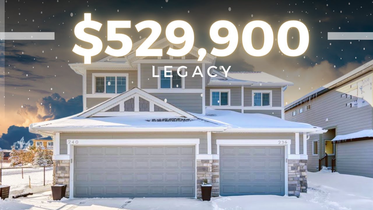 Tour a $529,900 new construction Home in Calgary's Legacy Home For Sale ...