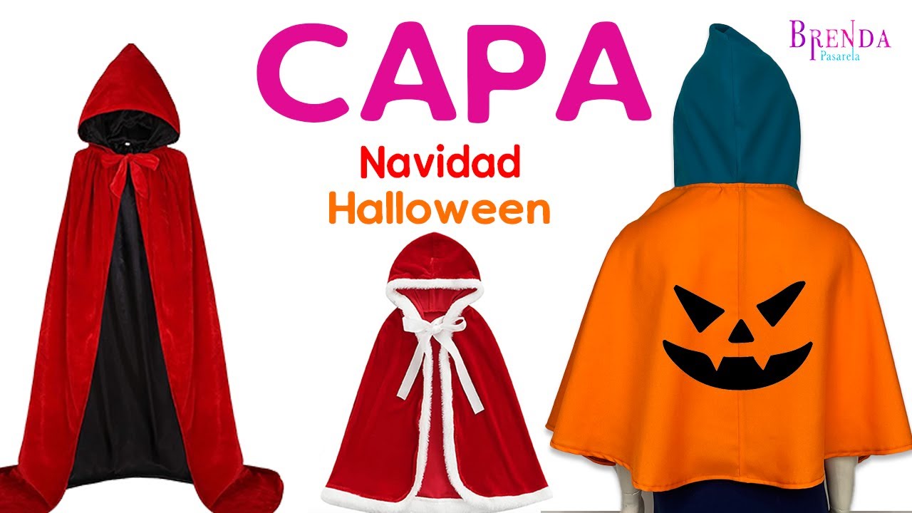 #6 COMO HACER una CAPA multiusos con GORRO en TODAS LAS TALLAS ...