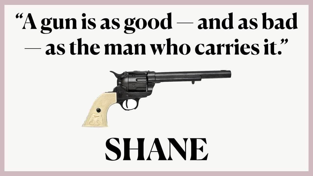 Shane, 5 - A Gun Is Just A Tool - YouTube