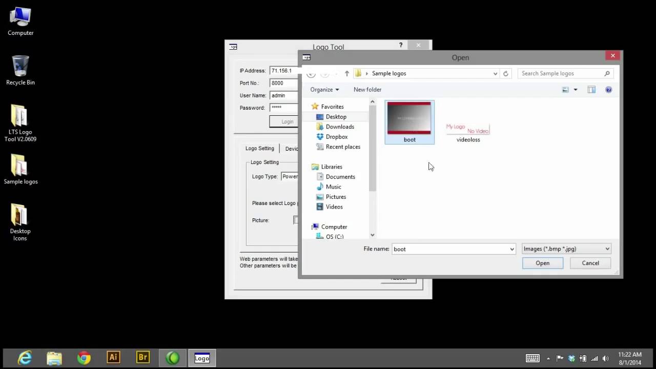 LTS How to change the Logos on Platinum Series DVR NVRs - YouTube