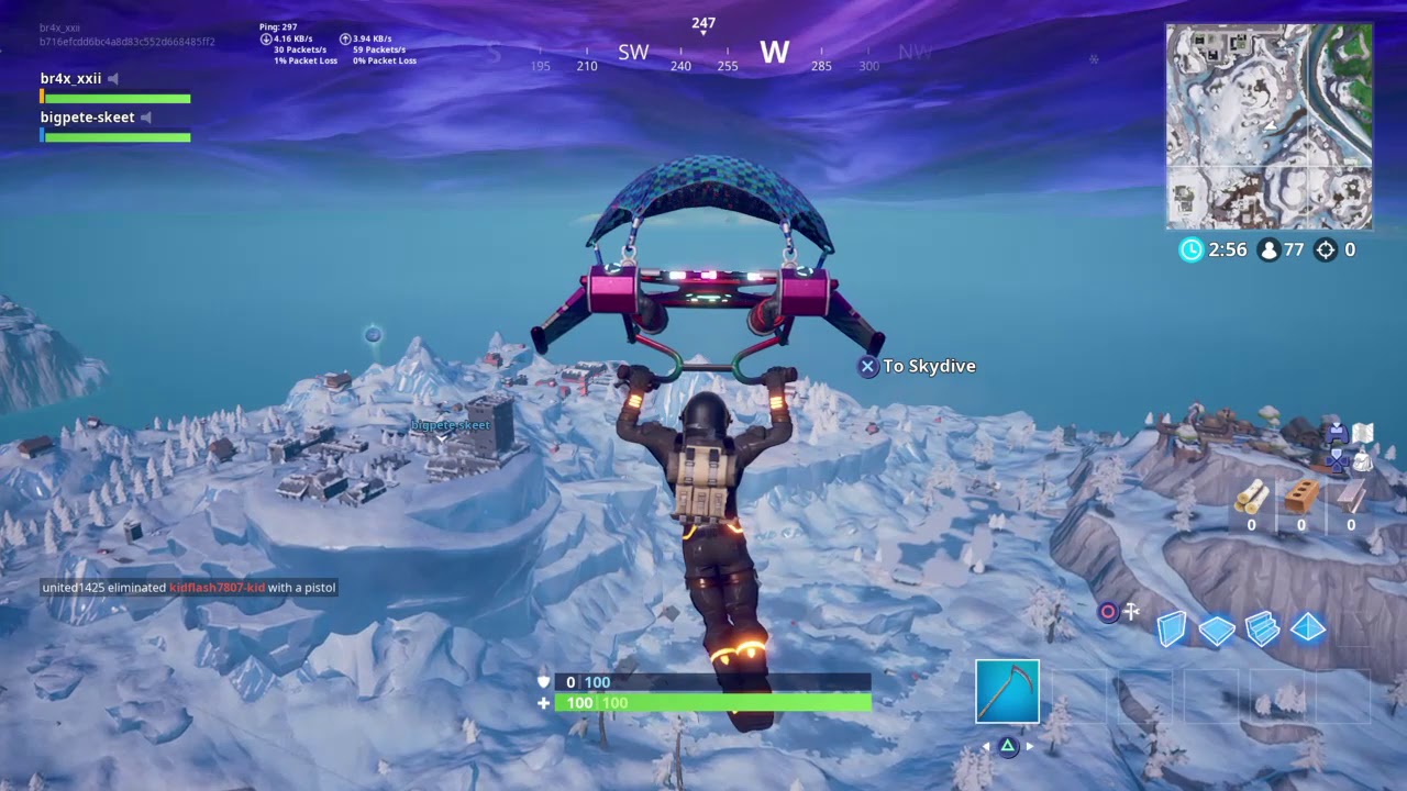 Fortnite map covered in snow crazy¡¡¡¡!!!! - YouTube