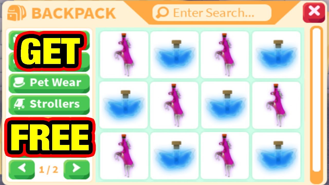 Get *FREE* ROBUX POTIONS FLY/RIDE (Roblox Adopt Me) - YouTube