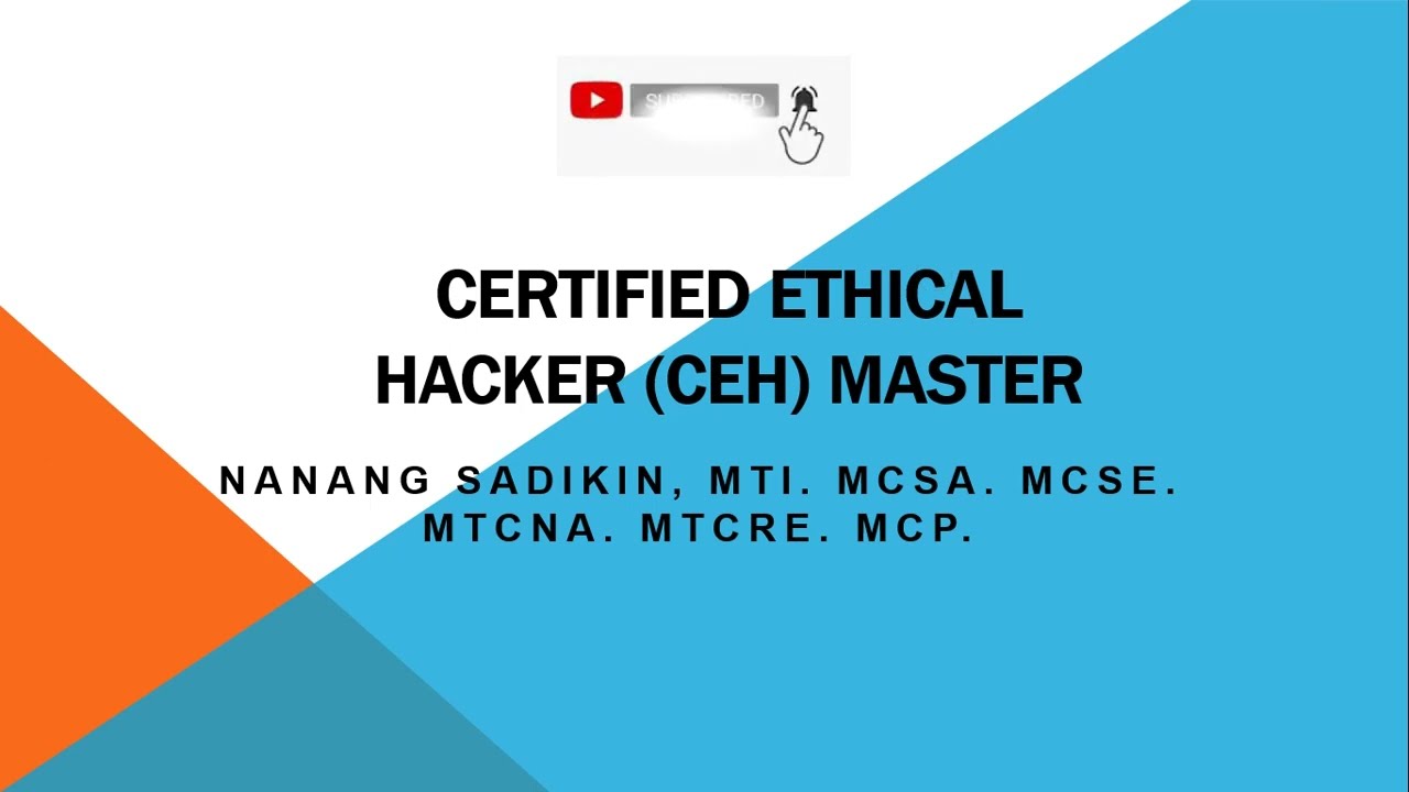 Certified Ethical Hacker CEH Master - YouTube