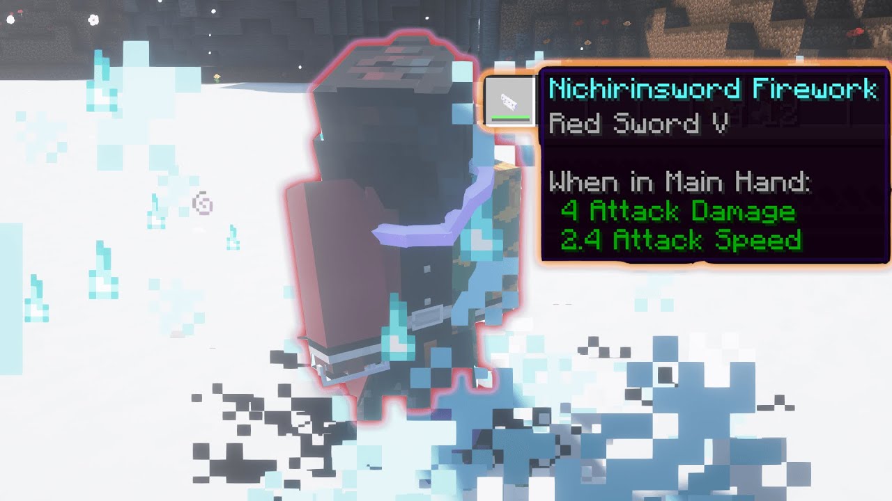 Fireworks Nichirin Blade - Minecraft Demon Slayer Mod - YouTube