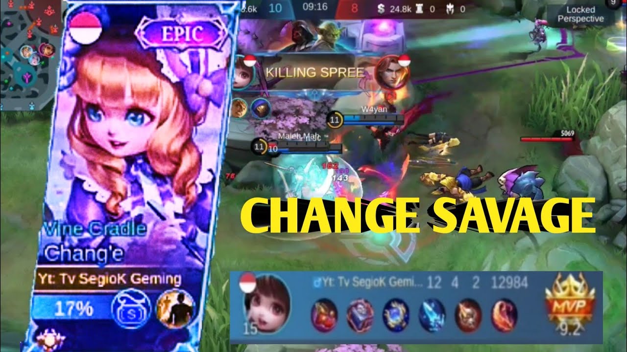 SAVAGE !! 12 kill Best Build Change tersakit 2022 - MLBB - YouTube