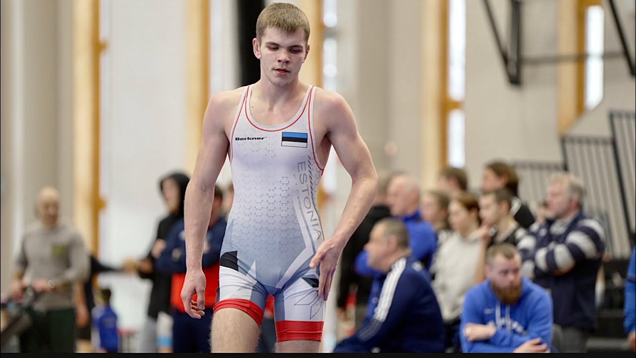 U20 Jarmo Danilov (EST) vs Daniel Jeremejev (EST) 67kg. Greco-roman ...