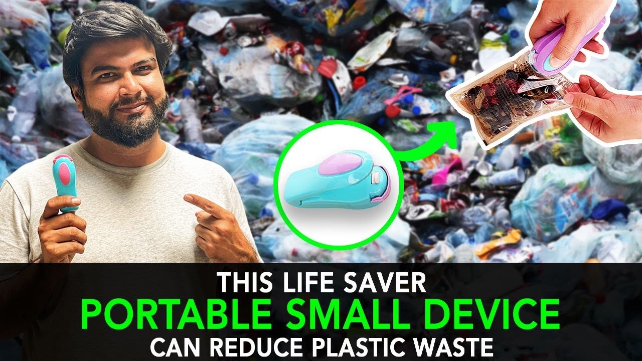 This Life Saver Portable Small Device Can Reduce Plastic Waste | Anuj ...