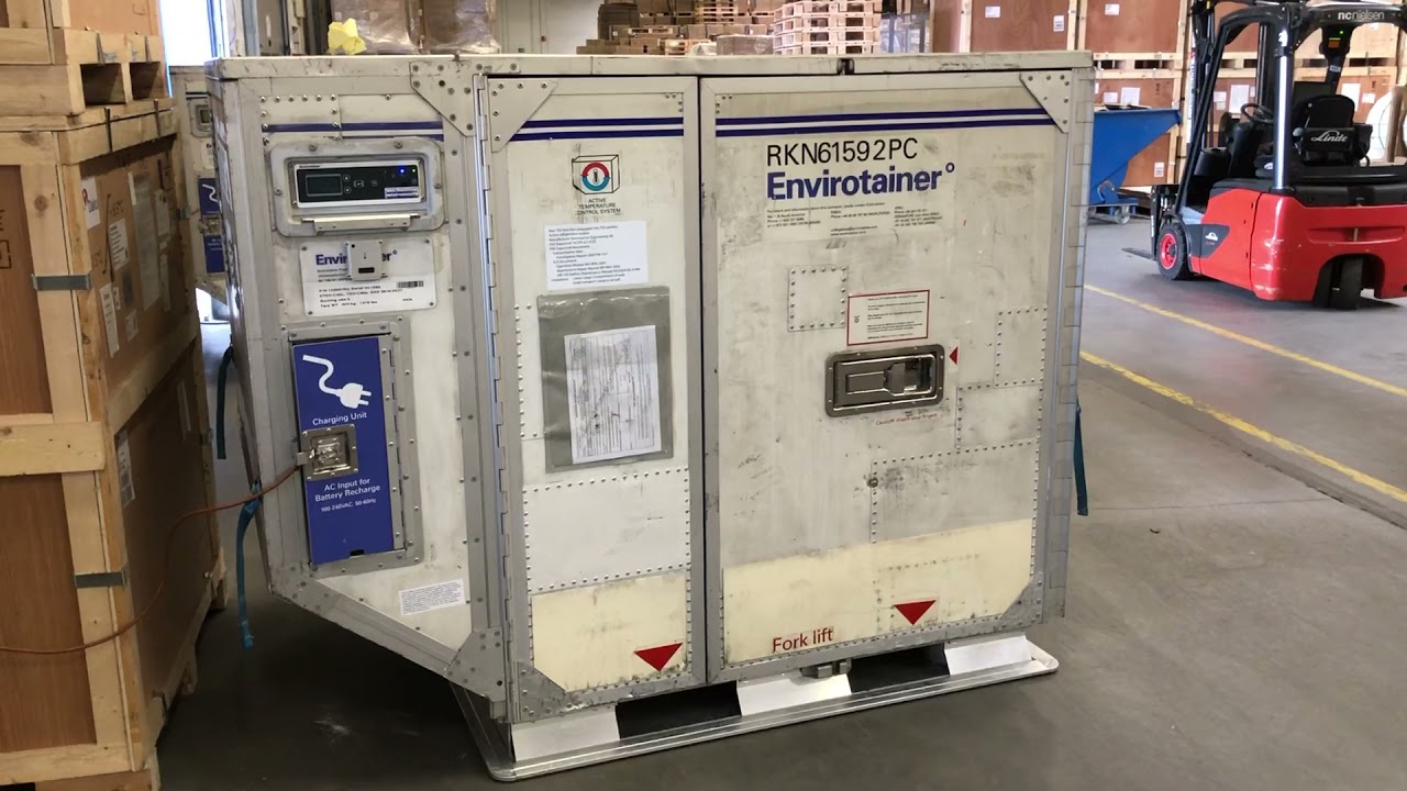 (Envirotainer) RKN-e1 container - YouTube