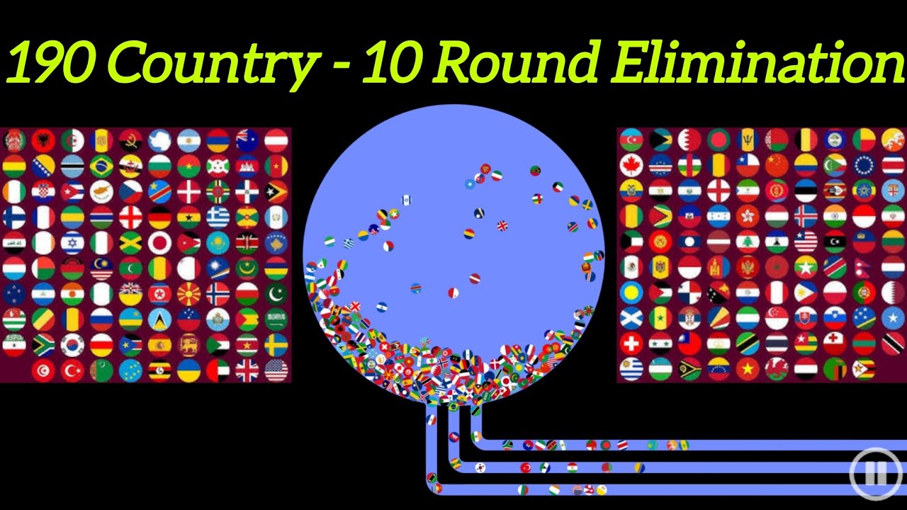 WORLD MARBLE RACE | 190 Countries - 10 Round Elimination #2 - YouTube