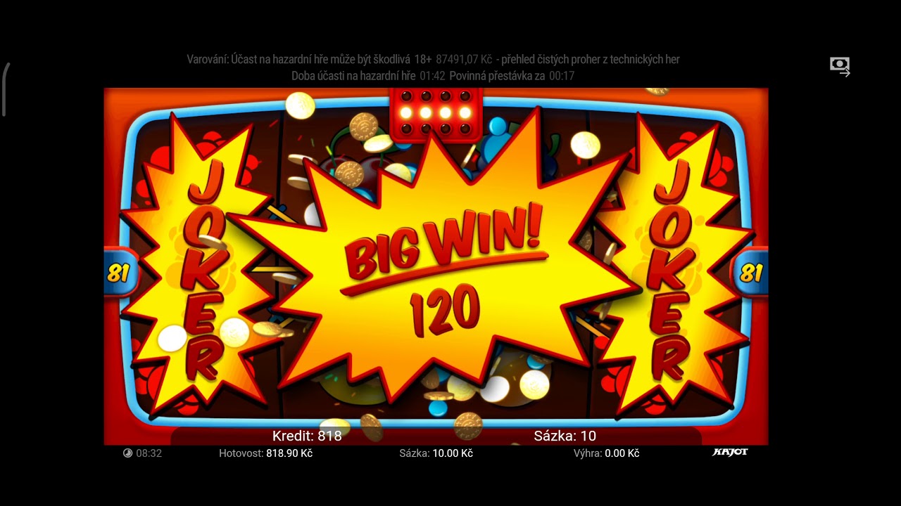 Joker Boom Plus Bonus Game 10 CZK - YouTube