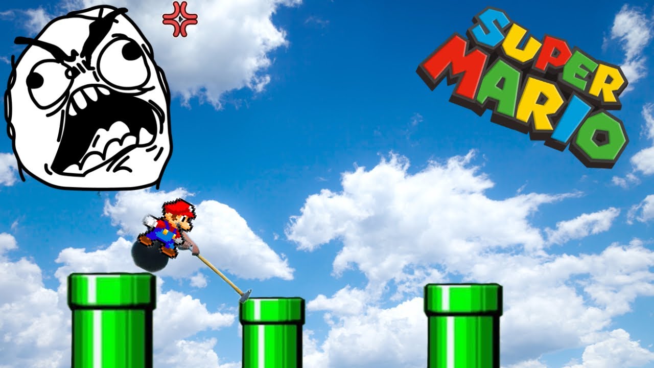 GALÈRES & RAGES sur Getting Over It version Mario #1 - YouTube