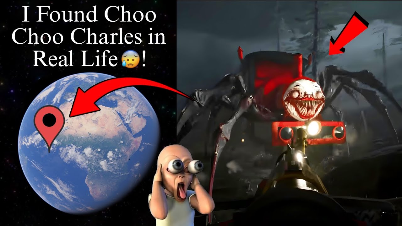 I Found Scariest Choo Choo Charles In Real Life On Google Earth And ...