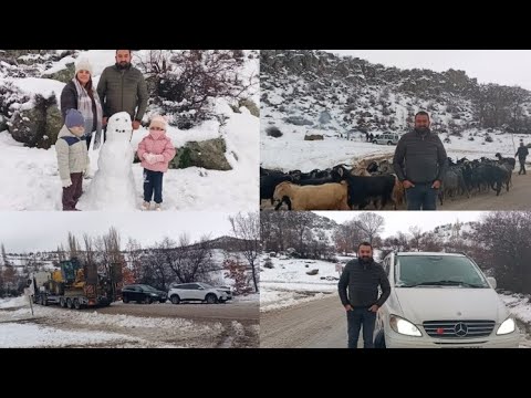 KARDA MAHSUR KALDIK  / MACERALI BİR GÜN ❄️🏔️☃️🌨️