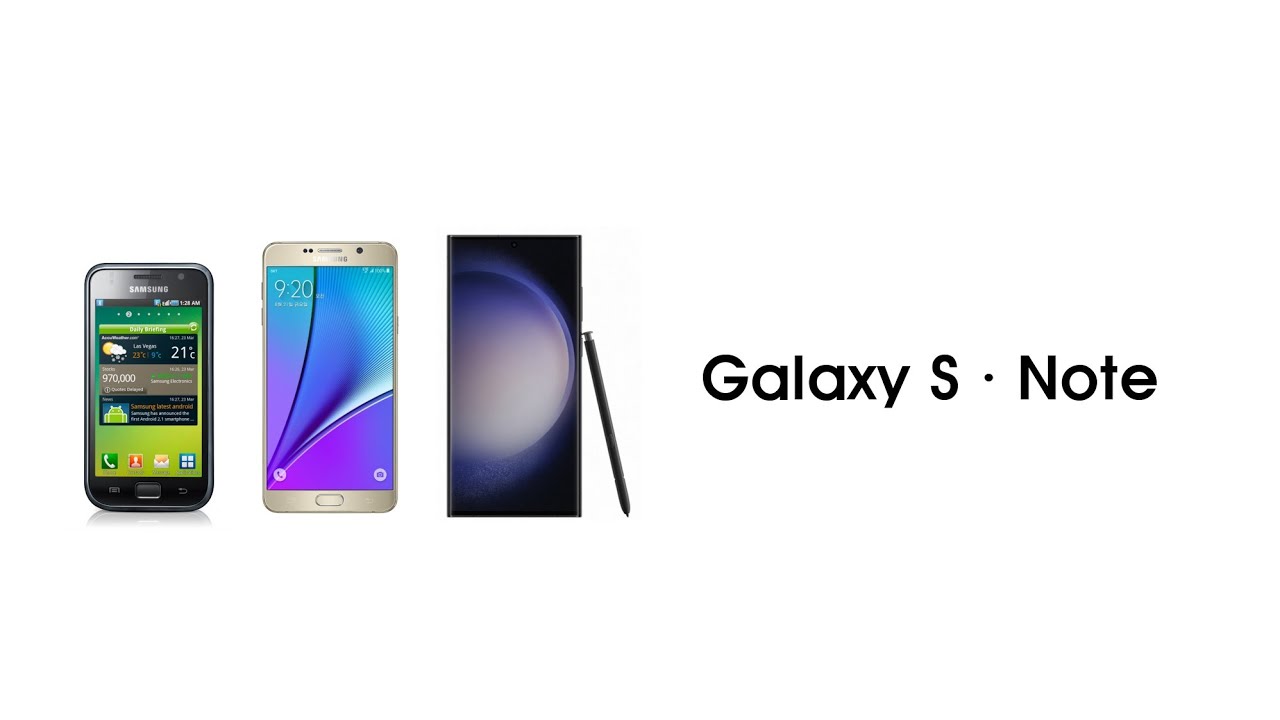 갤럭시 S·노트 시리즈 벨소리 모음 Galaxy S·Note series ringtone History(2010~2023 ...