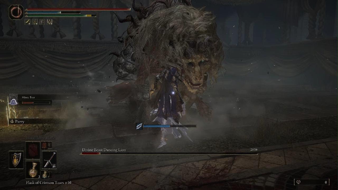 ELDEN RING Shadow of The Erdtree: Divine Dancing Beast Lion - YouTube