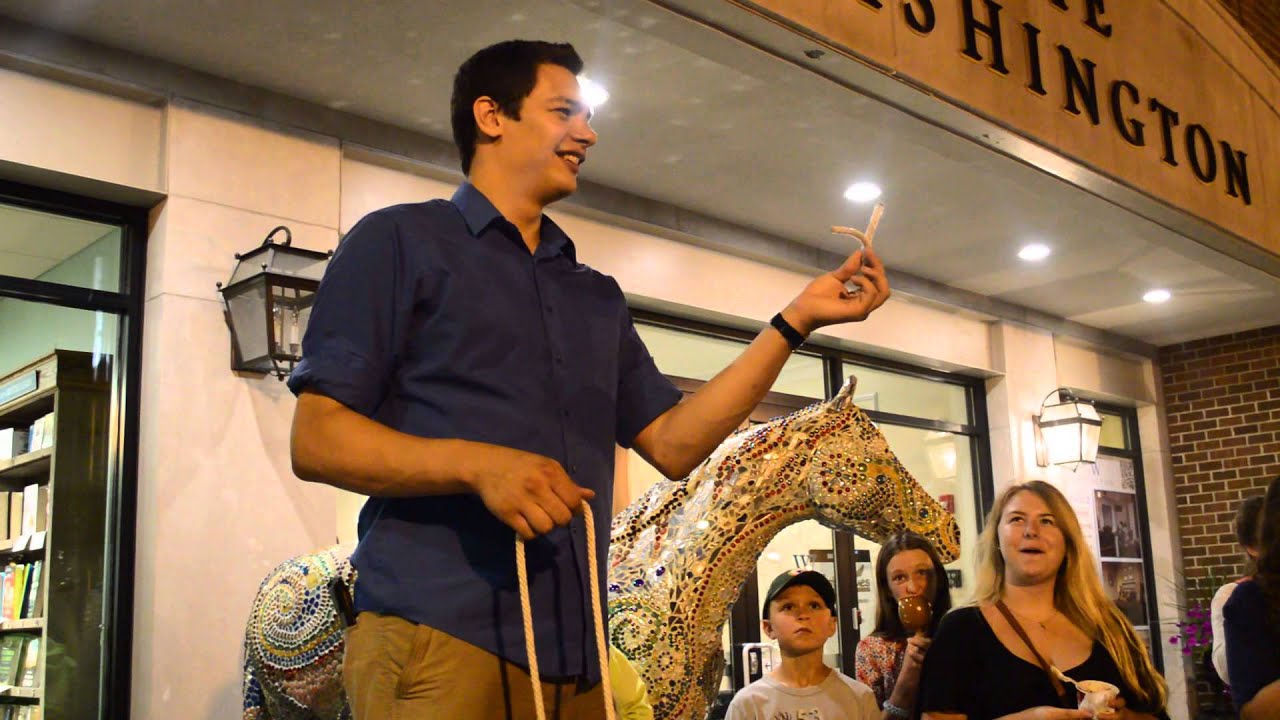 Steven Brundage Busking Show - YouTube