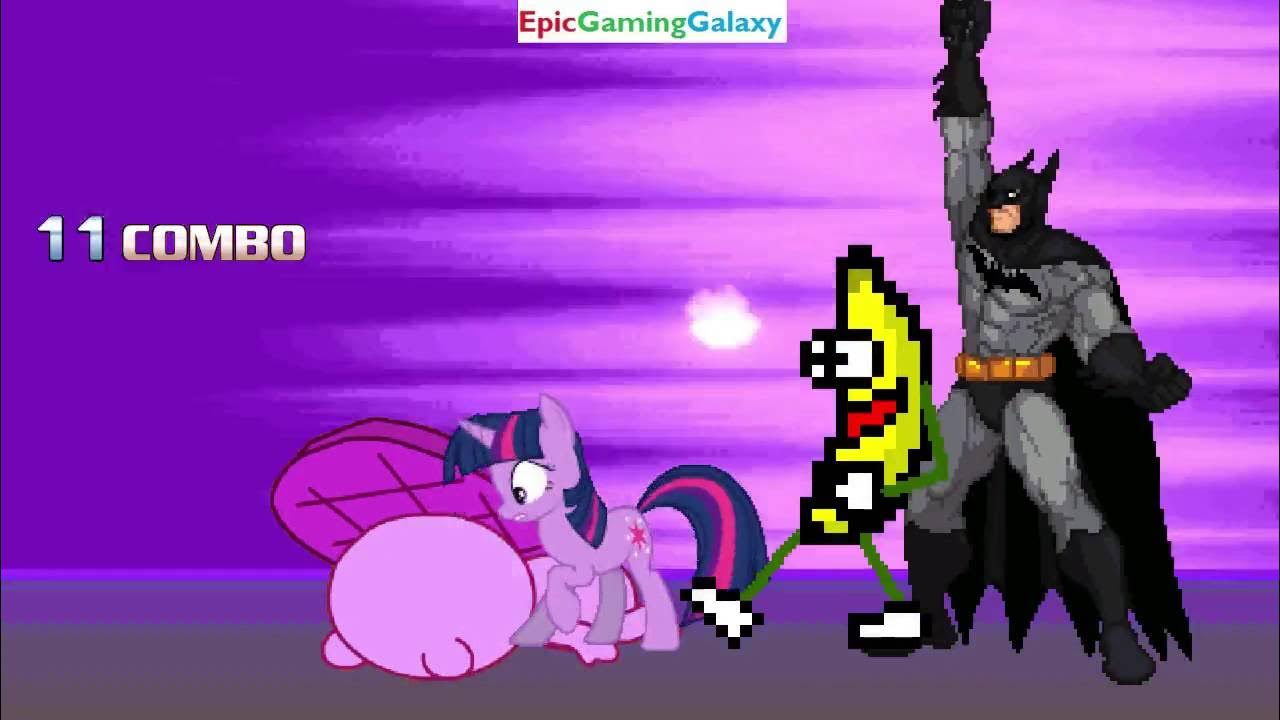 The Dancing Banana & Batman VS Toothy The Beaver & Twilight Sparkle In A MUGEN Match / Battle ...