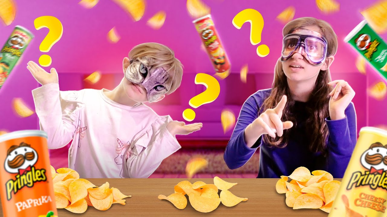 PRINGLES CHALLENGE 100% FUN ! - GUESS THE PRINGLES !! - YouTube