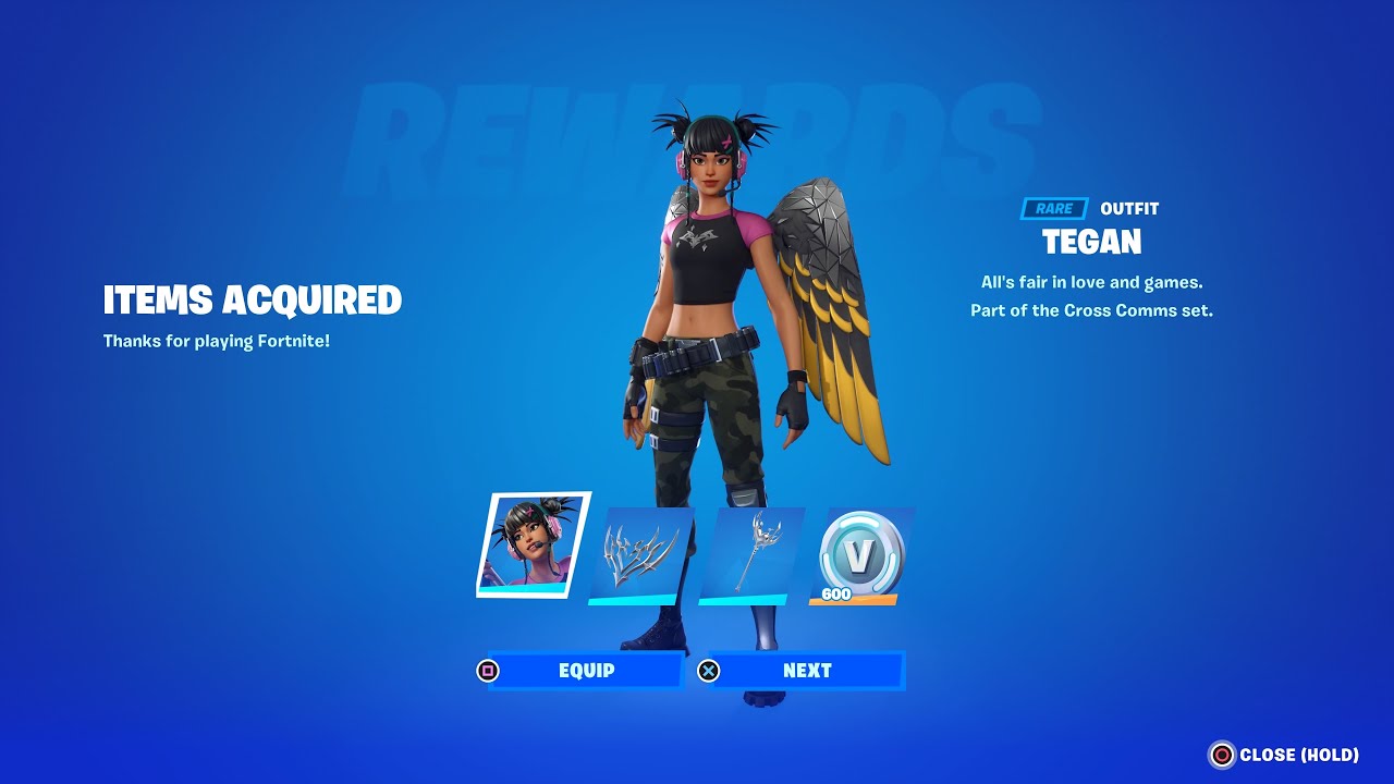 Buying the Cross Comms Starter Pack in Fortnite - YouTube