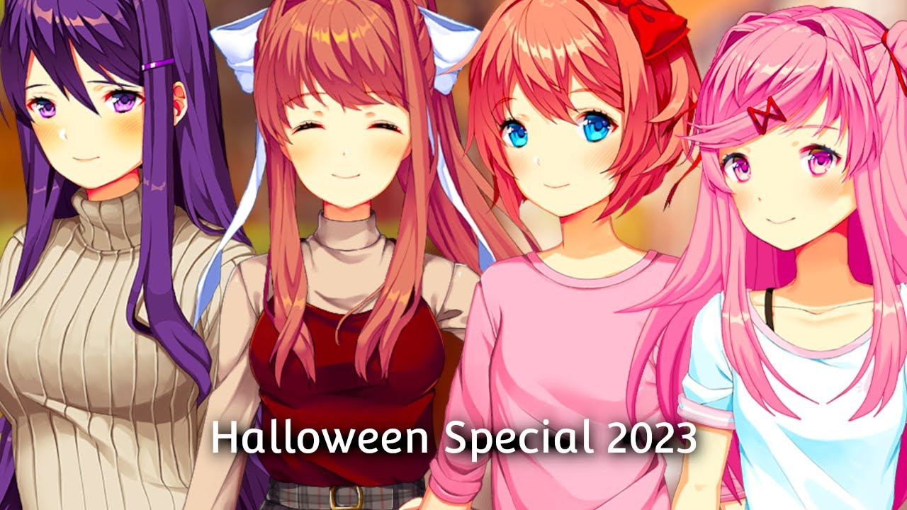 (DDLC Mod) - The Girls Go Trick or Treating (2023 Halloween Special ...