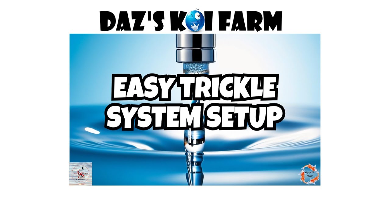 How to fit a simple trickle in & out system - YouTube