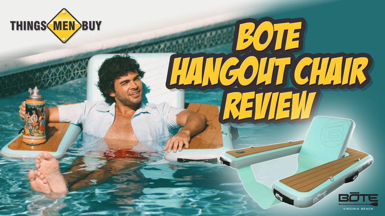 The Best Inflatable Water Chair? (Bote Hangout Chair Review) - YouTube
