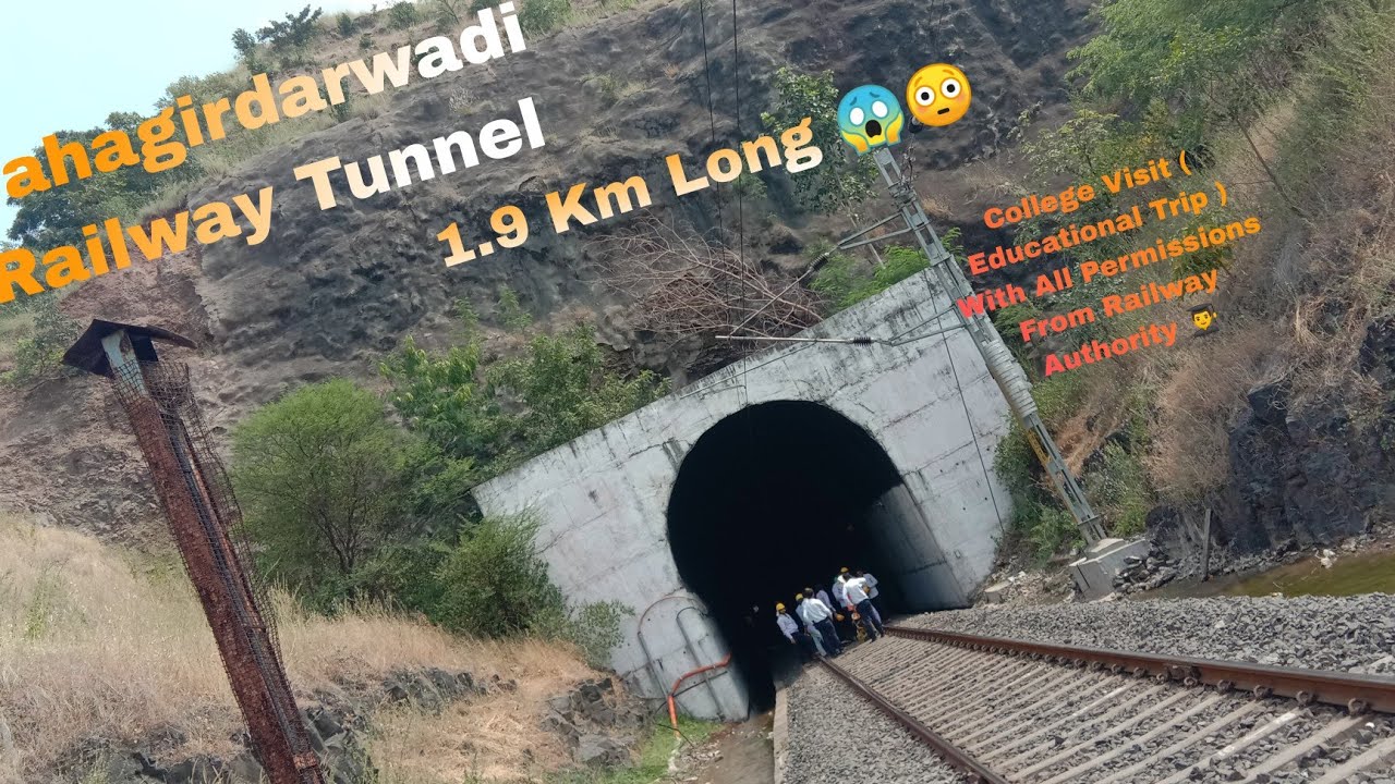 ⛰️🚂Jahagirdarwadi Railway Tunnel (DharaShiv) Visit (Educational Trip ...