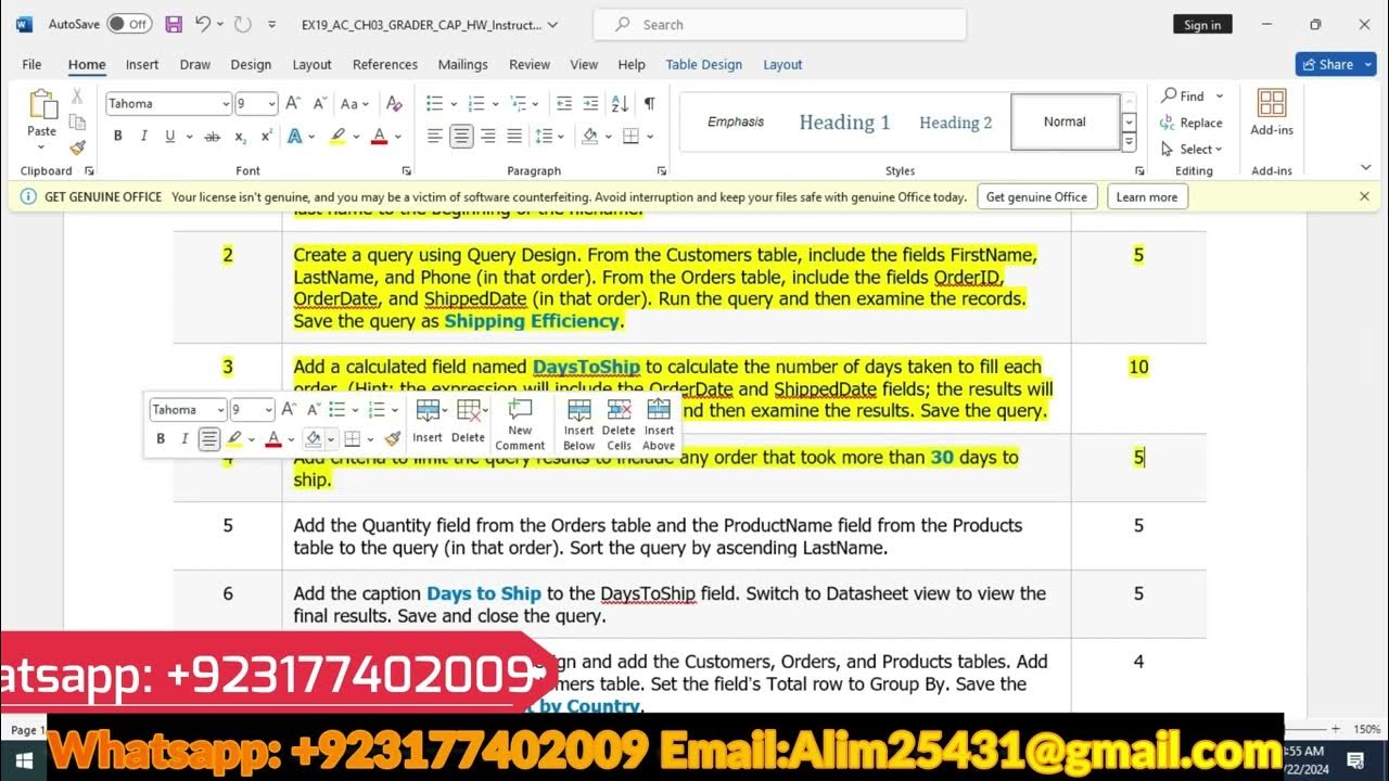 Exp19_Access_Ch03_Cap - Brilton Madley Games | Exp19 Access Ch03 Cap Brilton Madley Games - YouTube