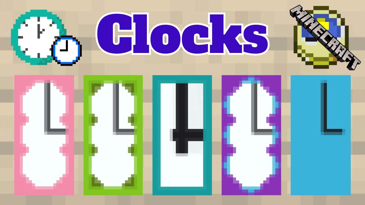 Minecraft Clock Banner Designs - It's Banner Time! - YouTube
