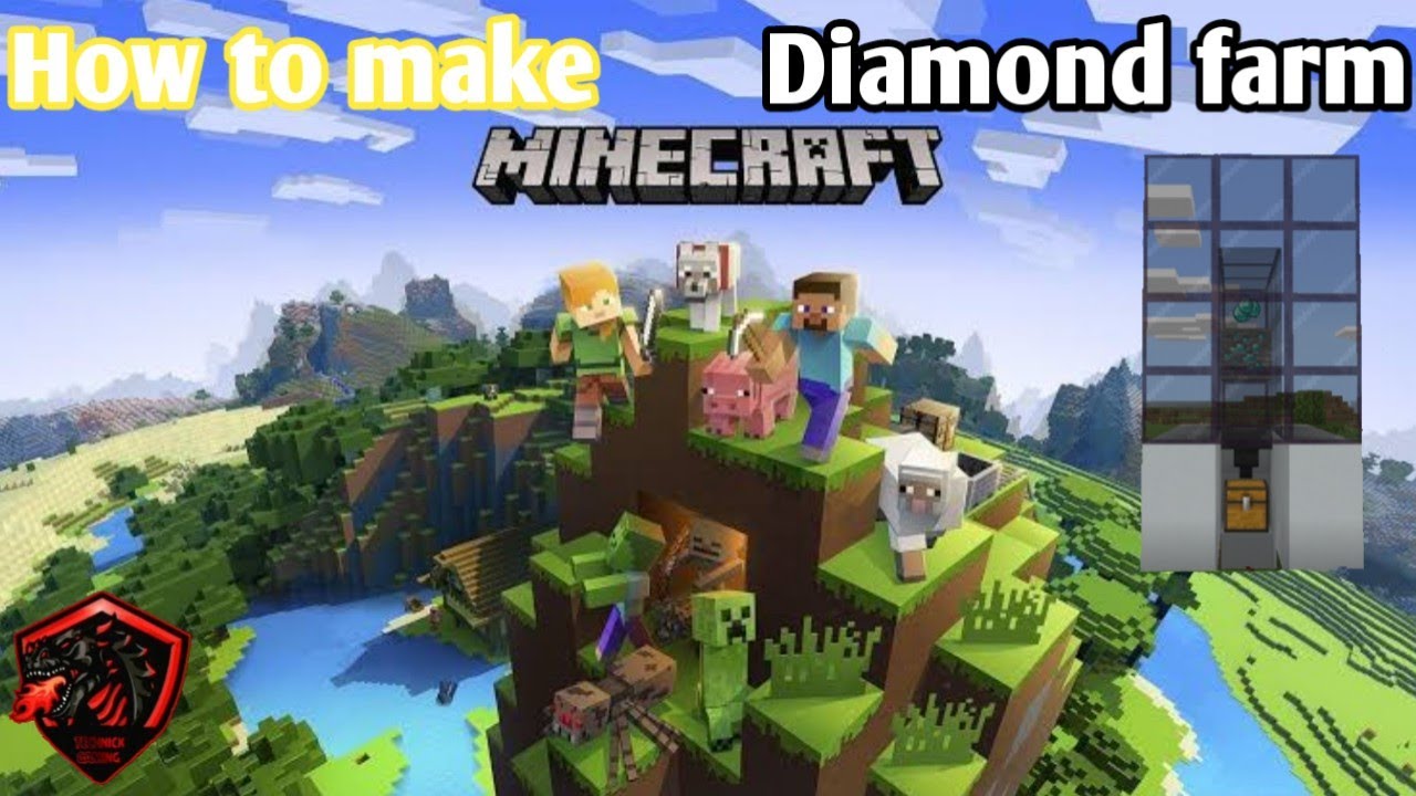 How to make unlimited diamond farm minecraft.Technickgaming#1 - YouTube