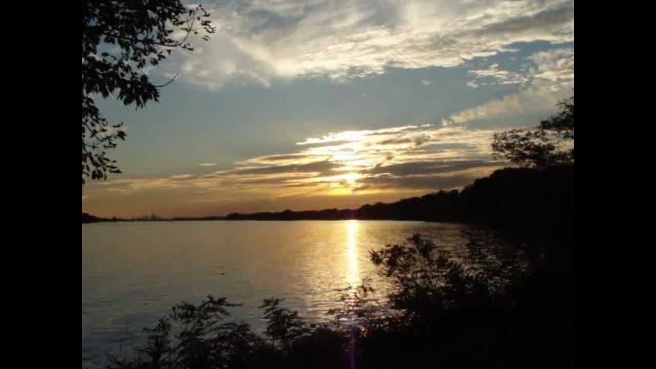Sunset Over the Delaware River - YouTube