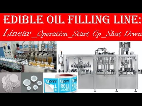 Full Linear Filling Line opearation #filler #inkjetprinters # ...