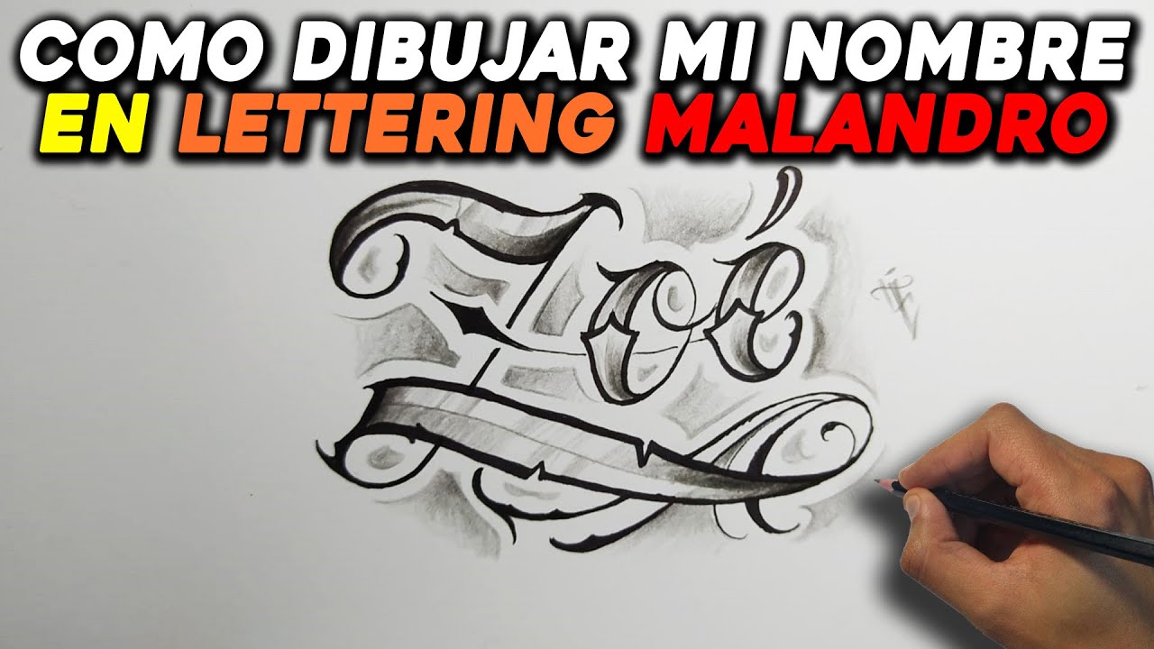 Como Dibujar Lettering Malandro ZOÉ 👶 Drawing lettering chicano ...